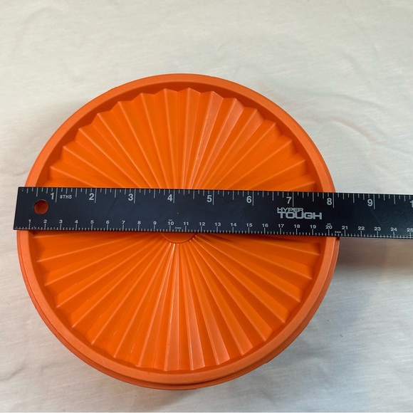 Tupperware | Kitchen | Vintage Tupperware Orange Canister With Lid ...